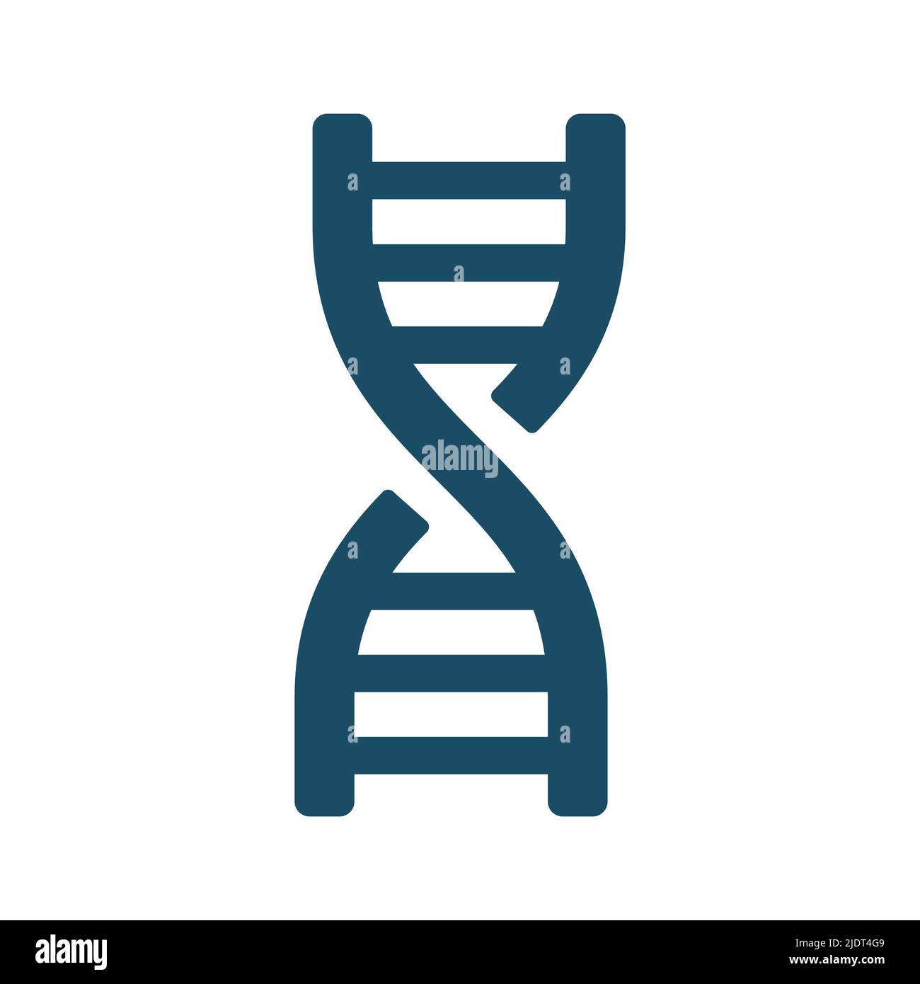 High quality dark blue dna structure icon. Pictogram, icon set ...