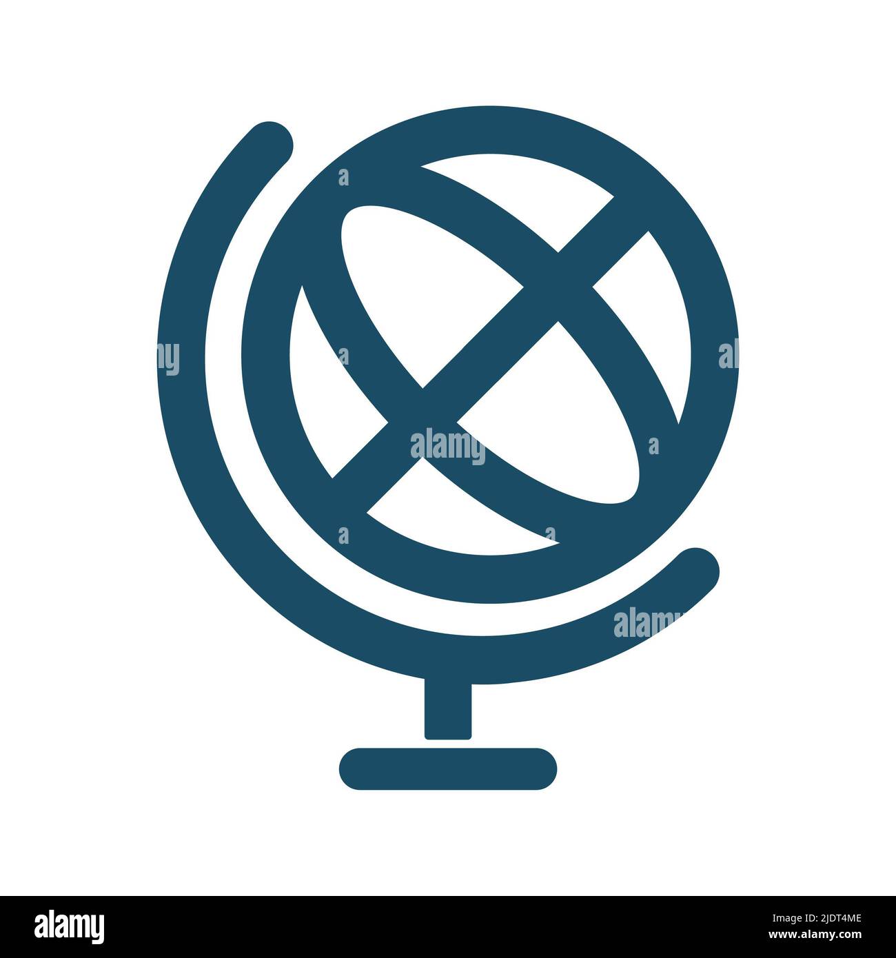 High quality dark blue earth, globe sphere icon. Pictogram, icon set ...