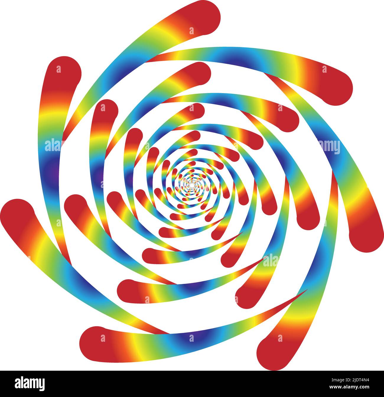 Twist circles background illusion icons Vectors graphic art designs ...