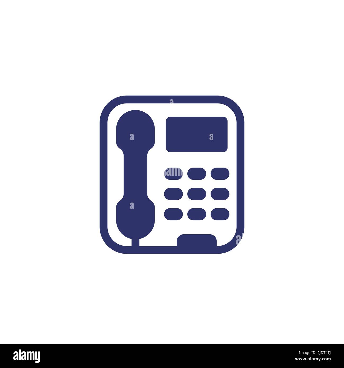 voip phone icon on white Stock Vector Image & Art - Alamy