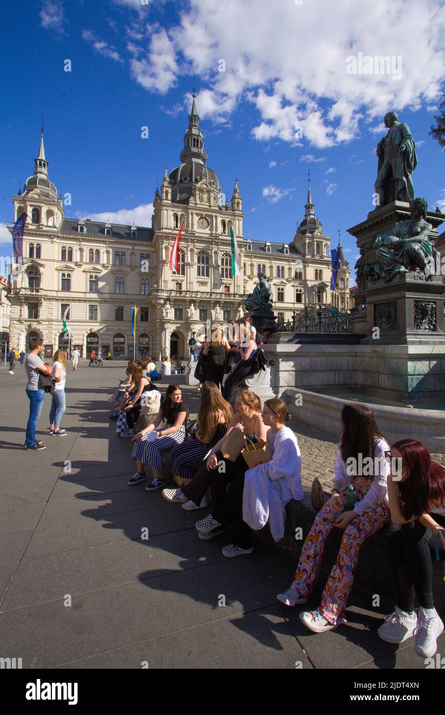 Austria, Styria, Graz, City Hall, Town Hall Stock Photo - Alamy
