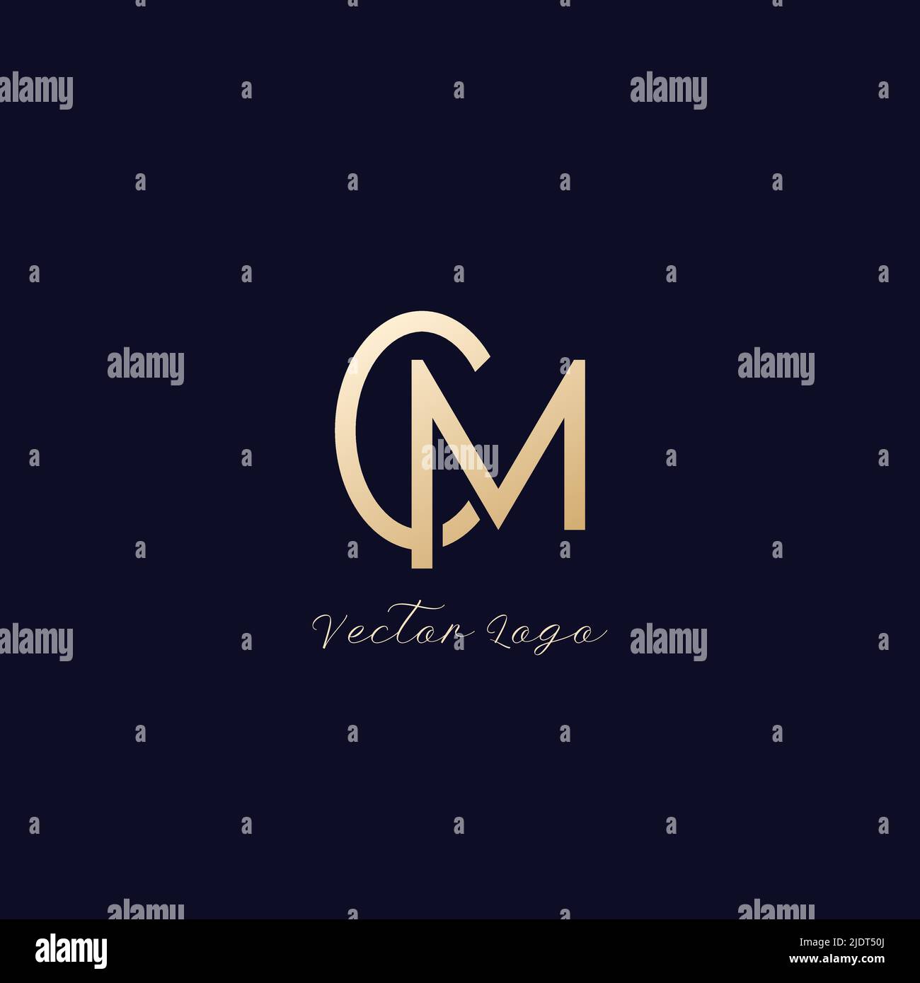 CM letters logo design, vector Stock Vector Image & Art - Alamy