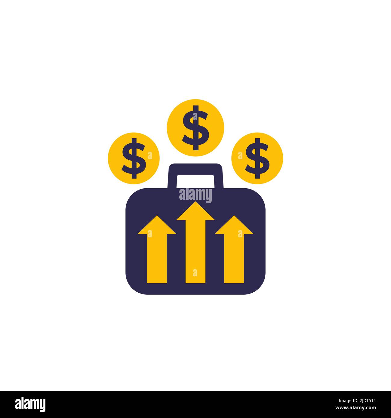portfolio growth, profit increase icon Stock Vector Image & Art - Alamy