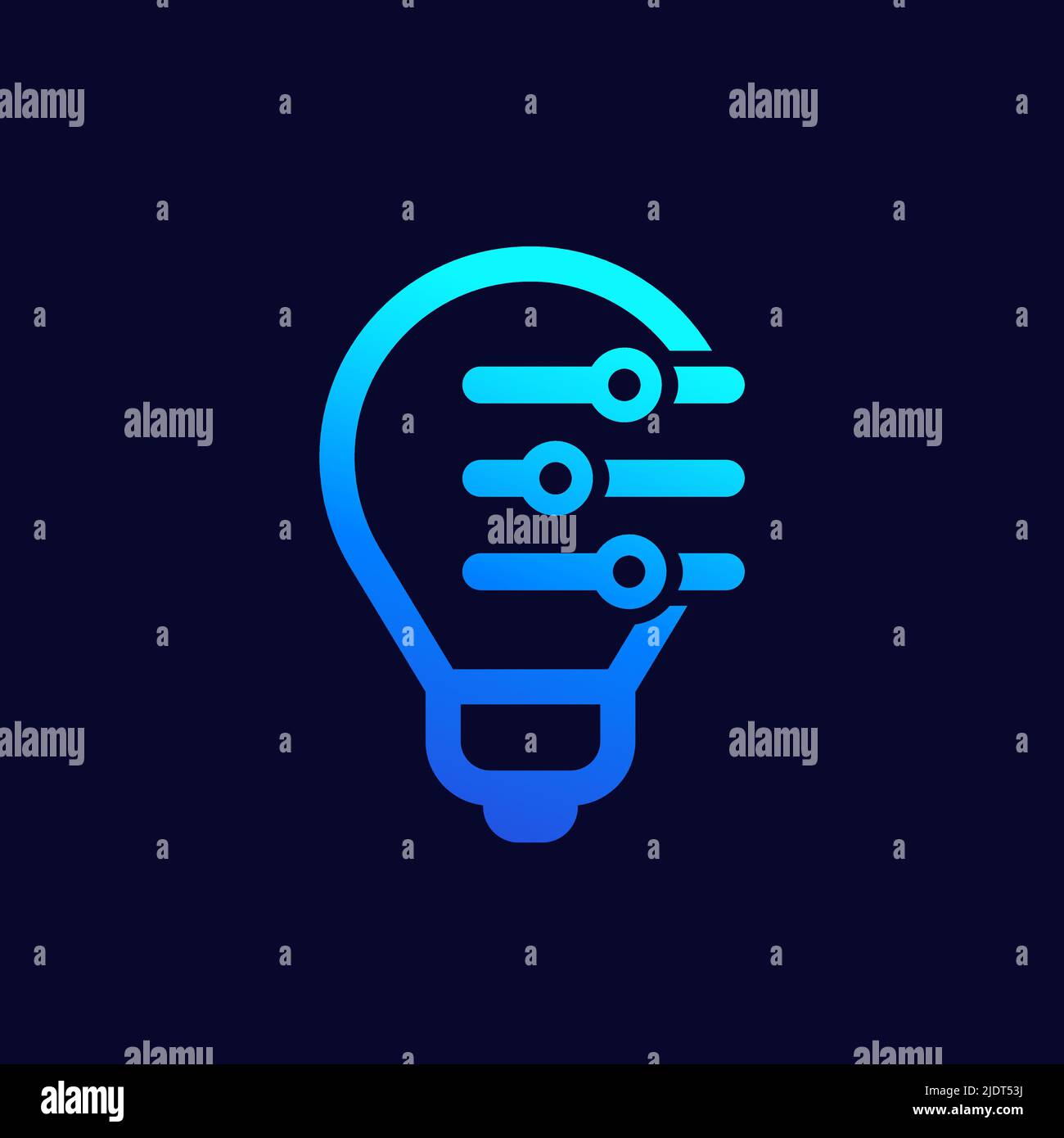 smart led light control icon Stock Vector Image & Art - Alamy