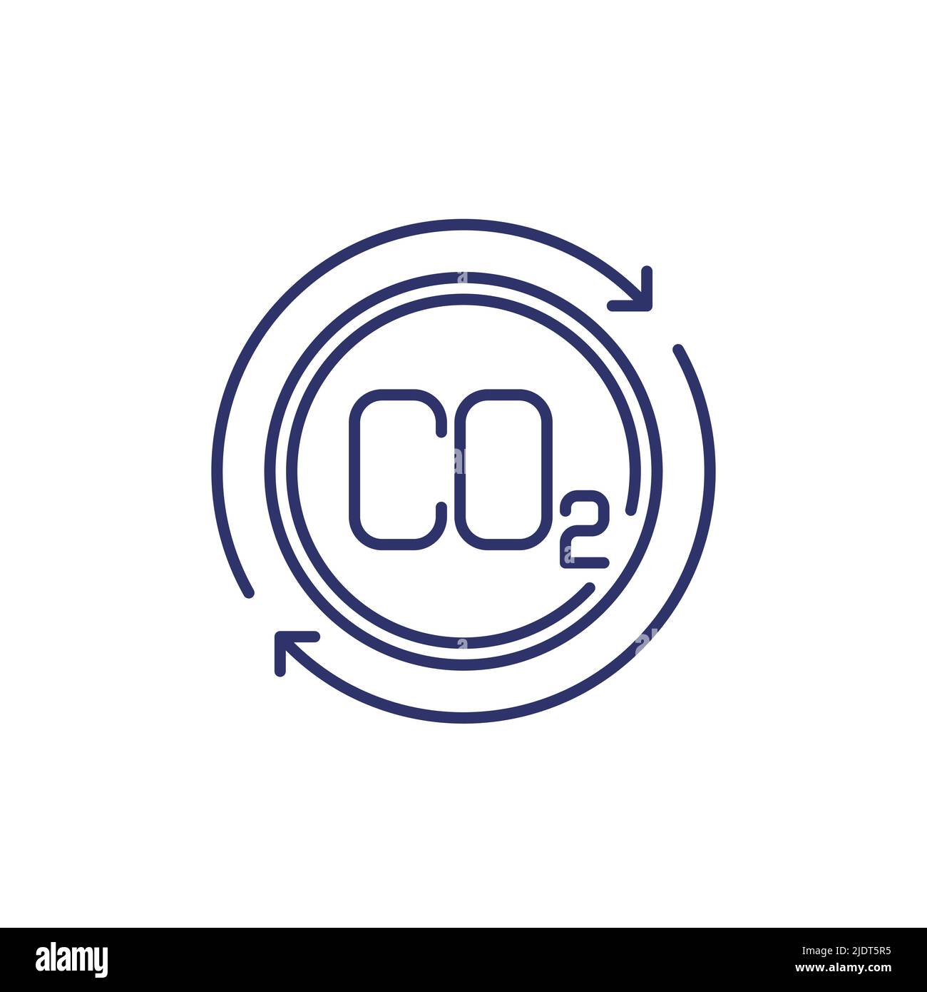 Cycle carbon line icon Cut Out Stock Images & Pictures - Alamy