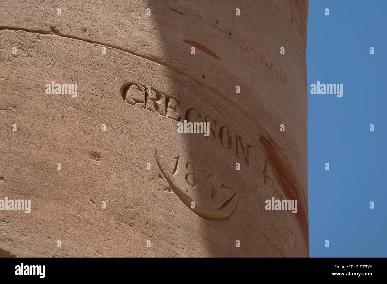 Ancient Graffiti at the Temple of Philae, Island of Isis, Agliki, Aswan ...