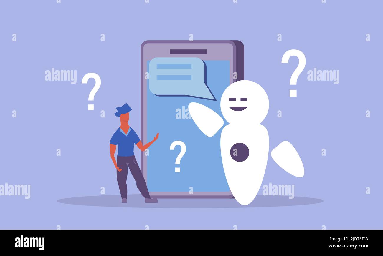Chatbot ai support and conversation customer with bot. Digital future ...