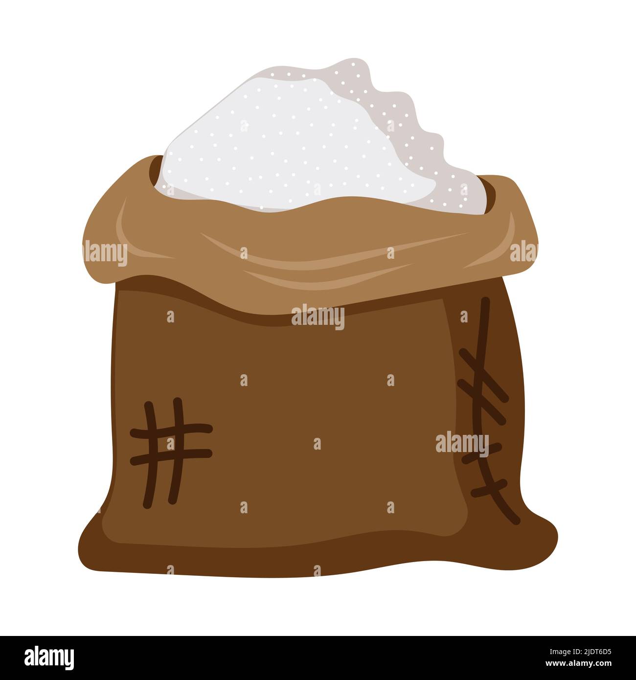 Brown sugar granules Stock Vector Images - Alamy