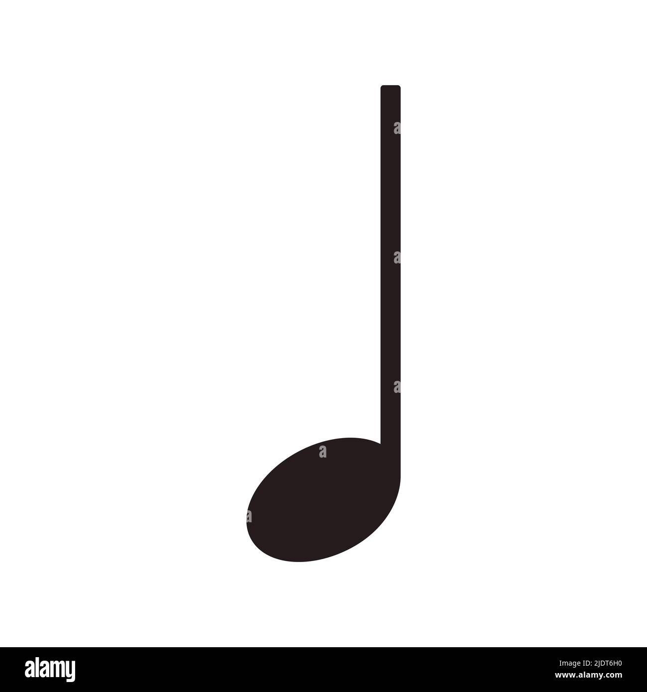 Music note vector illustration melody symbol. Musical design icon and ...