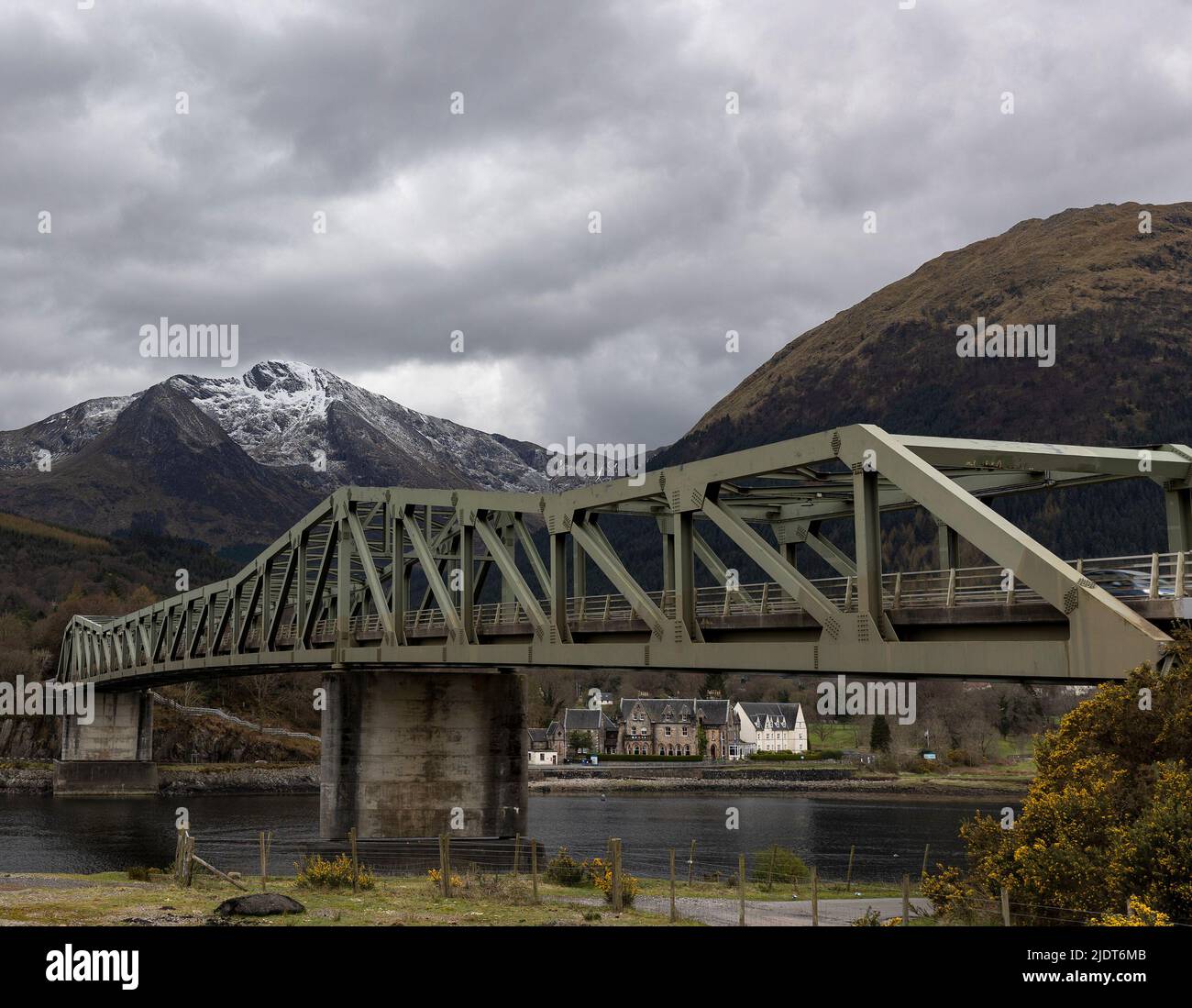 Ballachulish Bridge, Loch Leven, steel bridge in the Scottish West ...