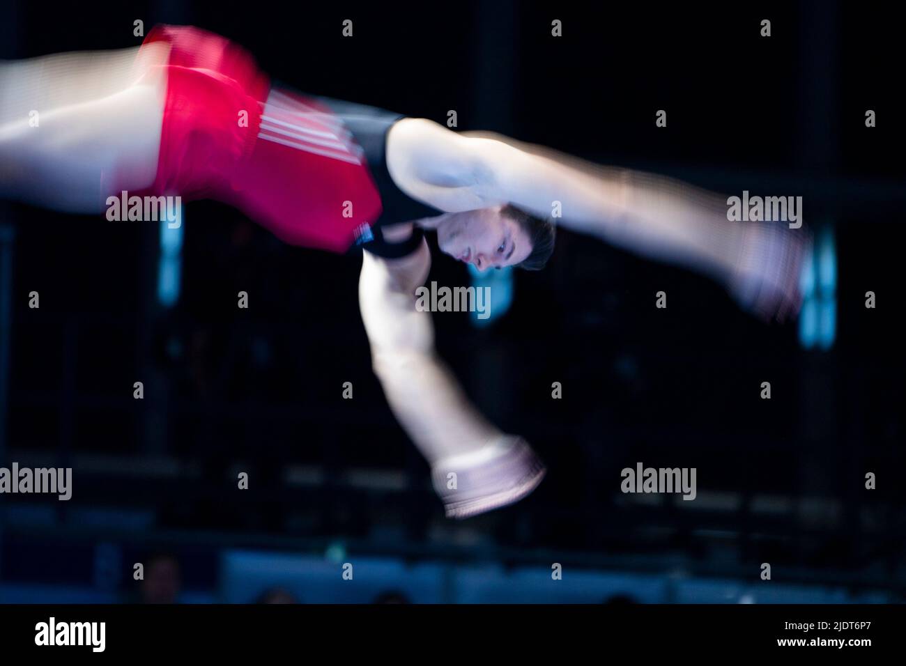 Trampoline rhythmic gymnastics hi-res stock photography and images - Alamy