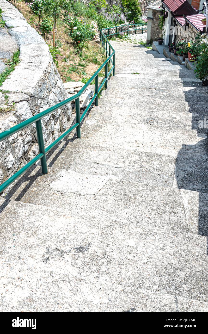 Street stone steps Stock Photo - Alamy