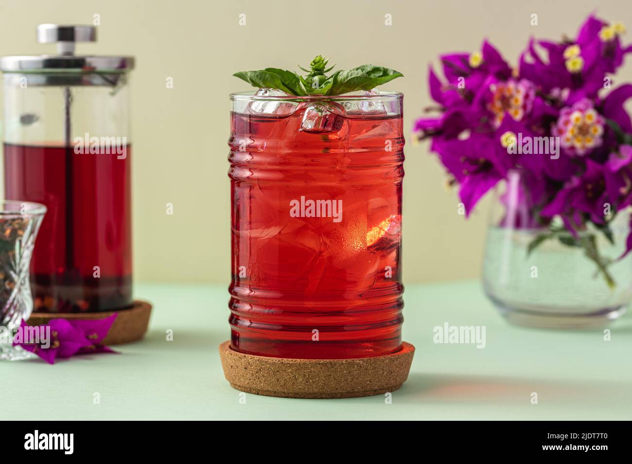 Fresh brewed iced tea hi-res stock photography and images - Alamy