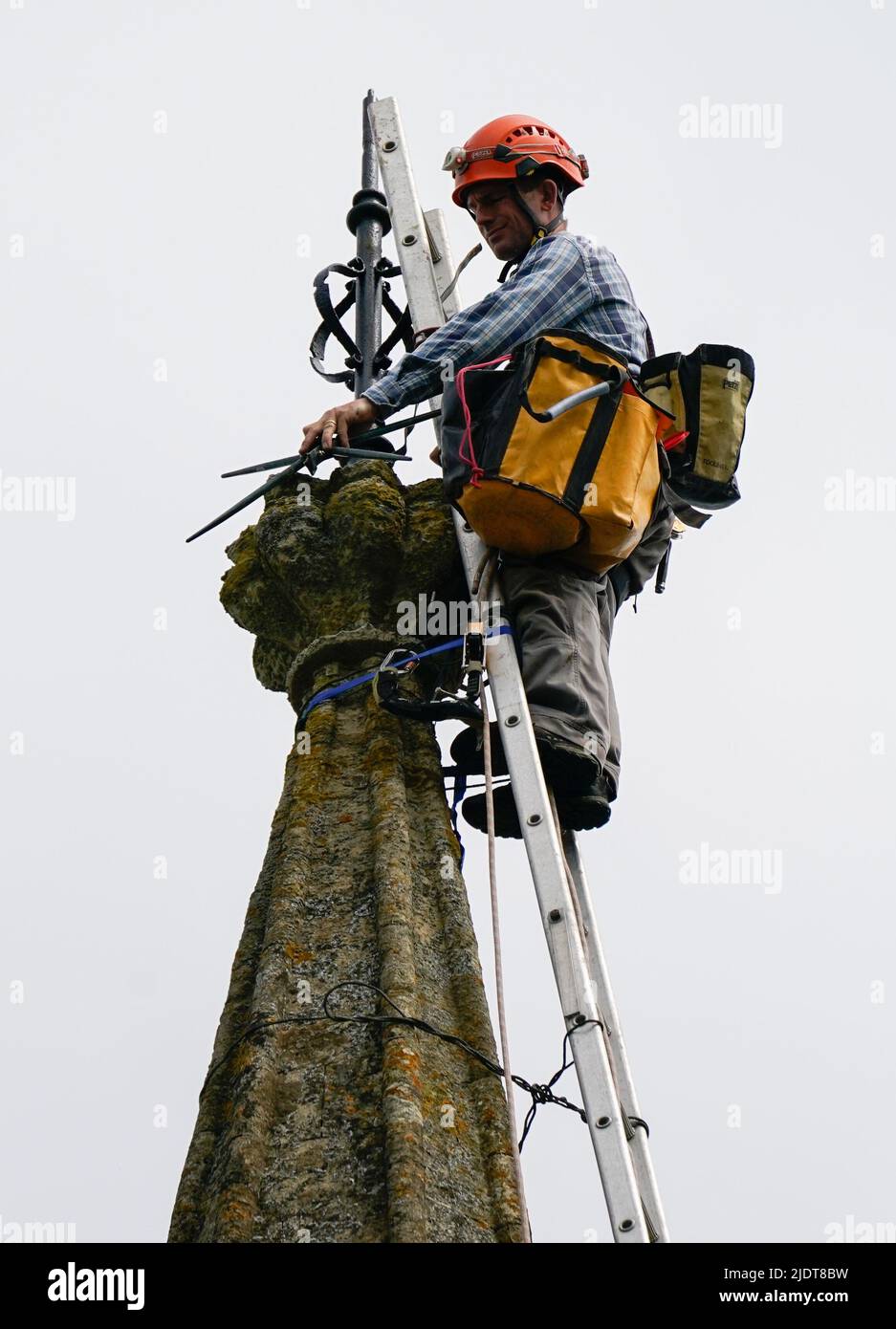 Arthur Needham, a conservator from Vitruvius Building Conservartion ...