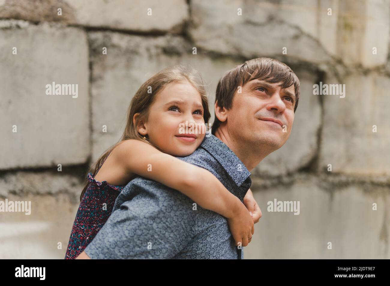 man dad having quality time with their kid daughter girl nine year old ...