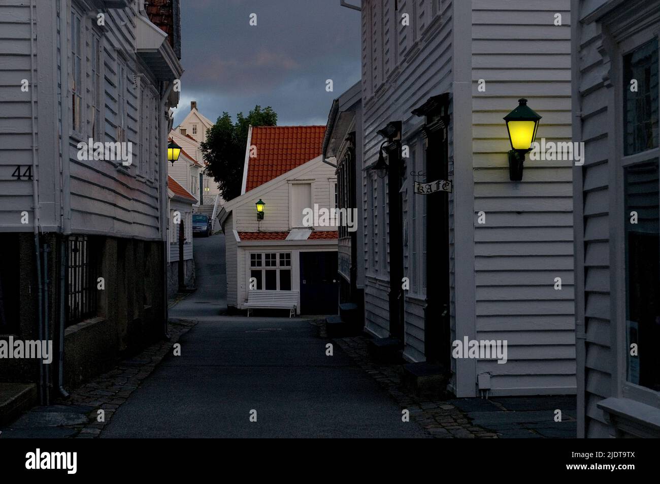 Old houses in Skudenes, Karmöy, Norway Stock Photo - Alamy