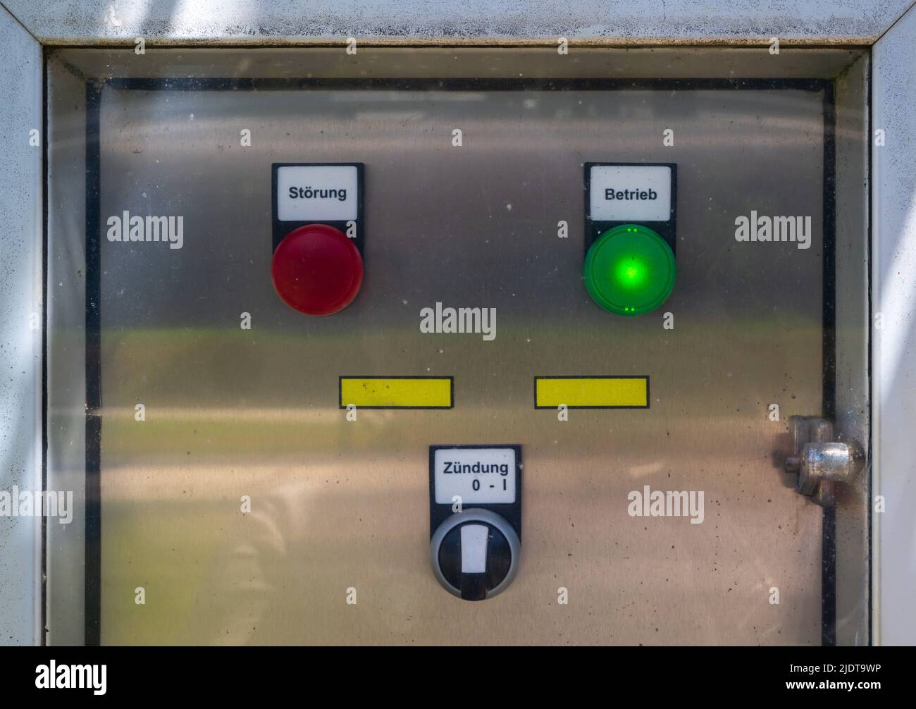 Wolfersberg, Germany. 23rd June, 2022. Switches labeled "malfunction ...