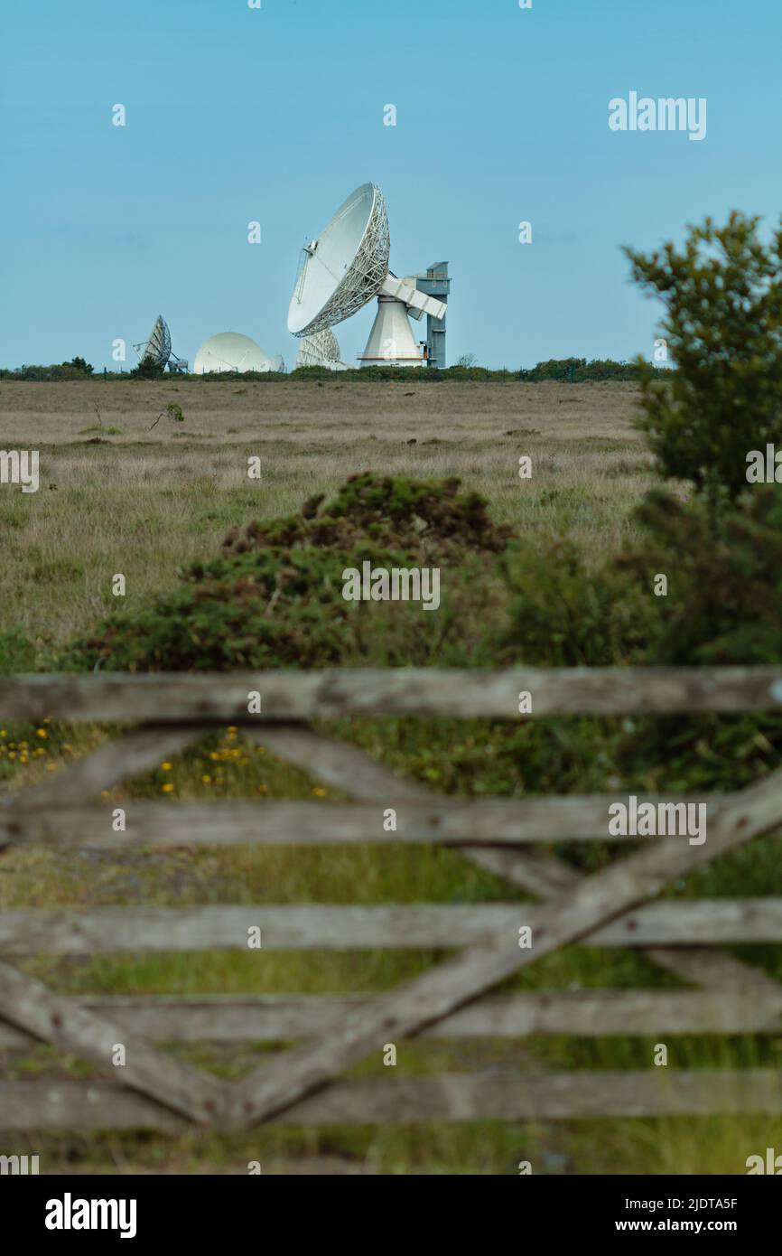 Satellite Dishes of Goonhilly Earth Station, Goonhilly Downs, The ...