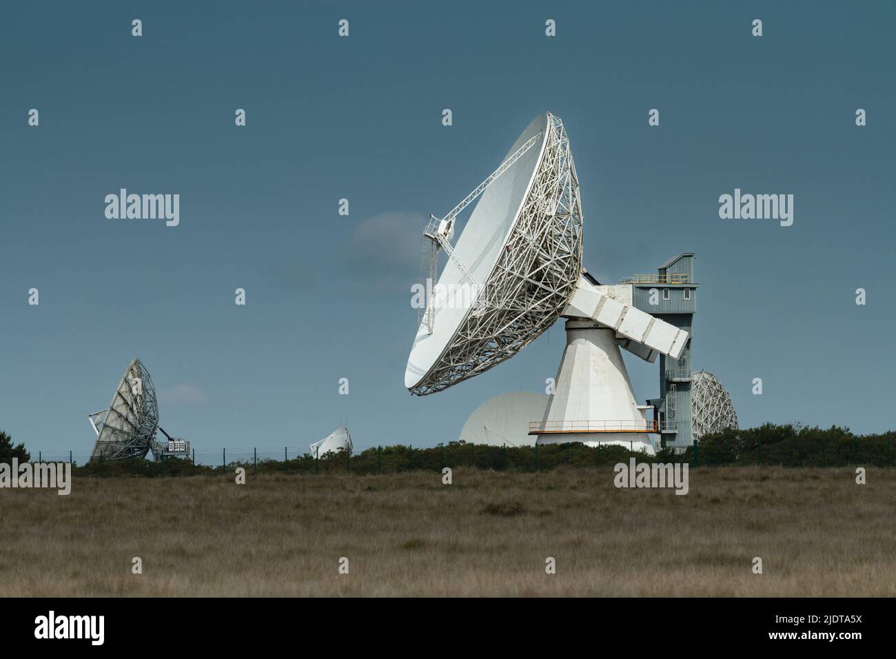Satellite Dishes of Goonhilly Earth Station, Goonhilly Downs, The ...
