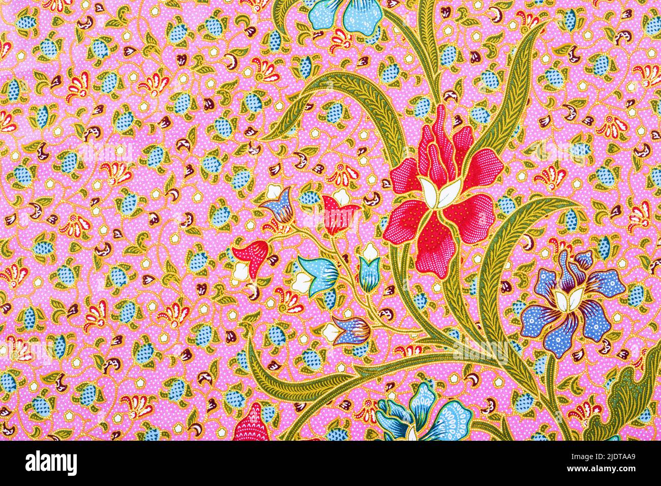 The Batik sarong pattern background in Thailand, traditional batik ...