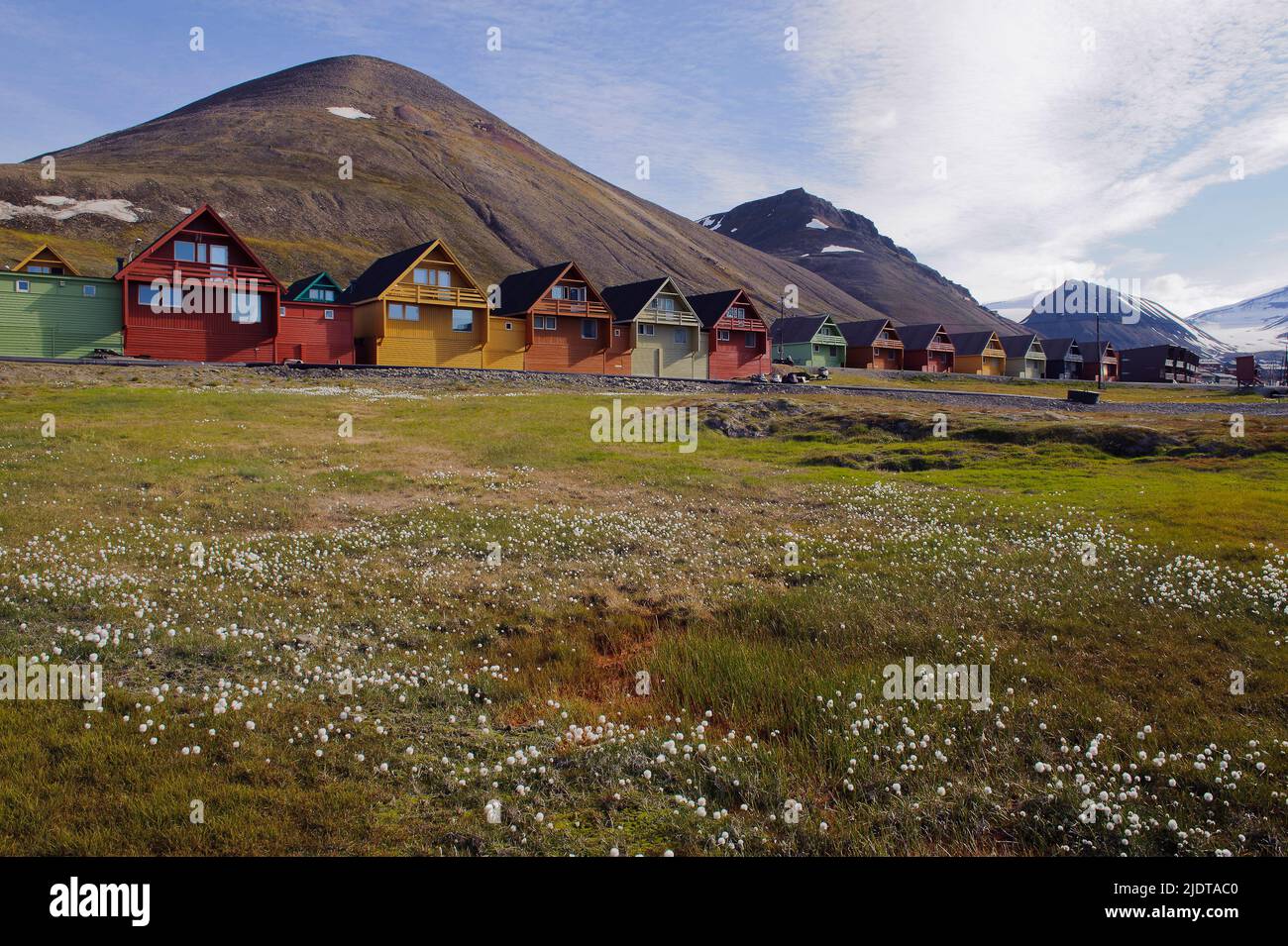 Houses in Longyearbyen, Svalbard Stock Photo - Alamy