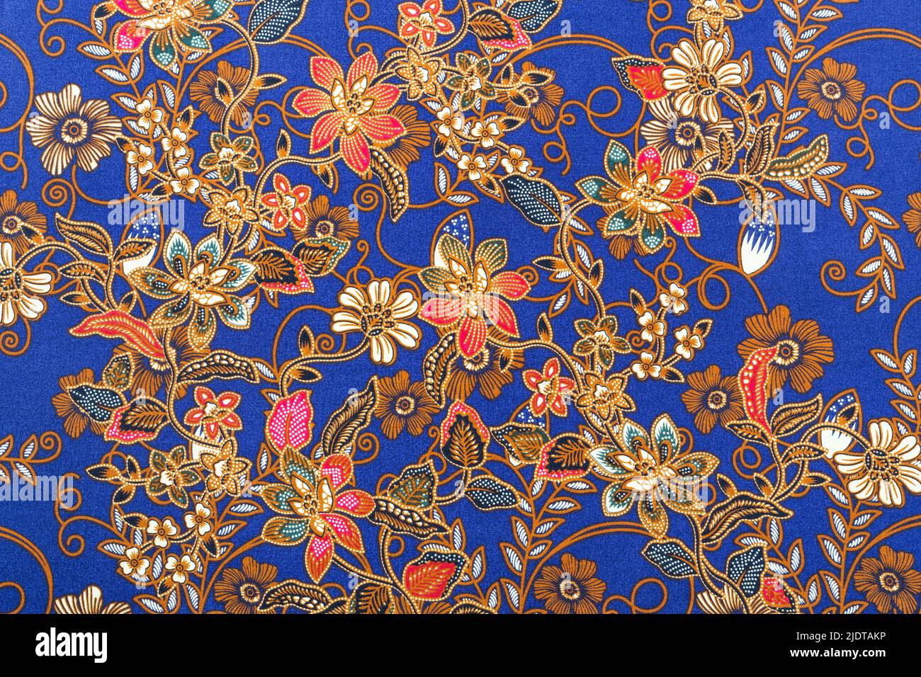 The Batik sarong pattern background in Thailand, traditional batik ...