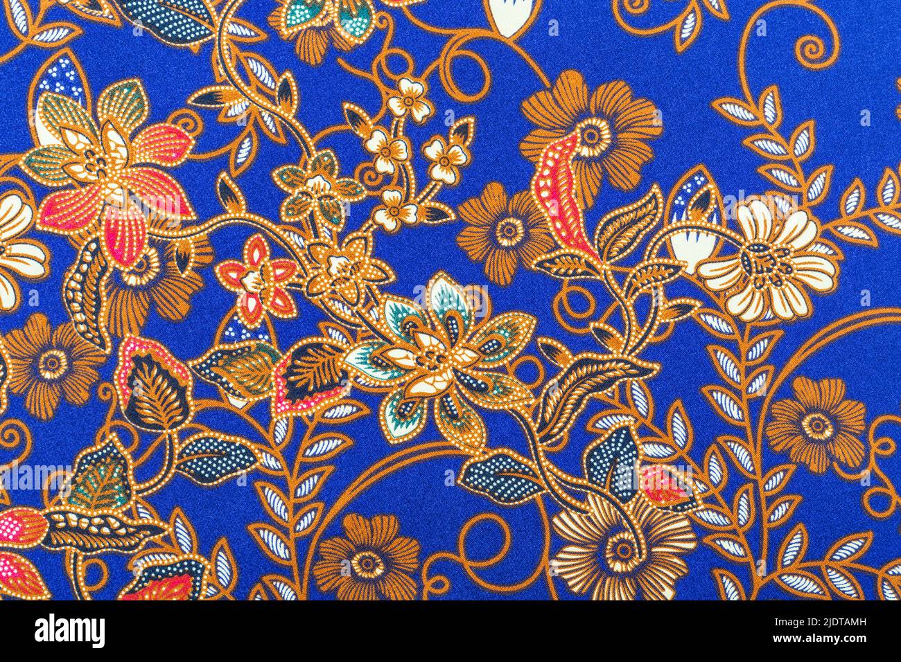 The Batik sarong pattern background in Thailand, traditional batik ...