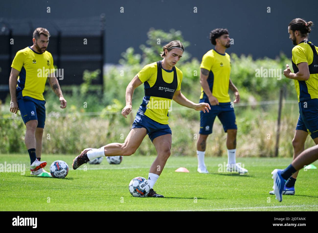 Union's Casper Nielsen pictured during a training session ahead of the ...