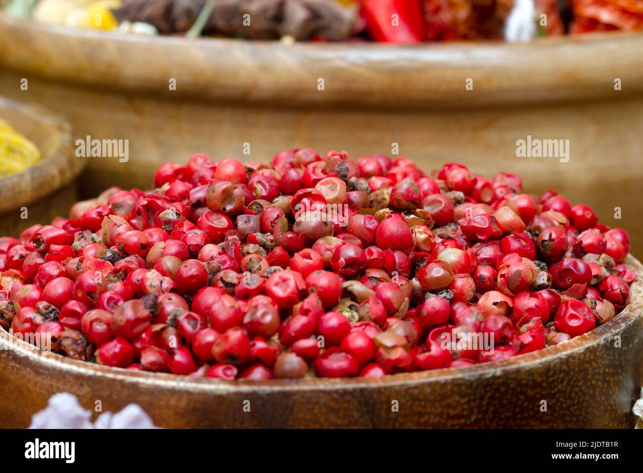 Red pepper seeds. food background Stock Photo - Alamy