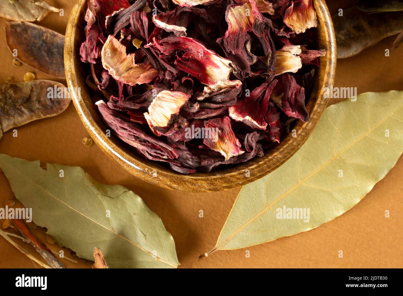 Dry Organic Jamaica Flower Hibiscus Stock Photo - Alamy