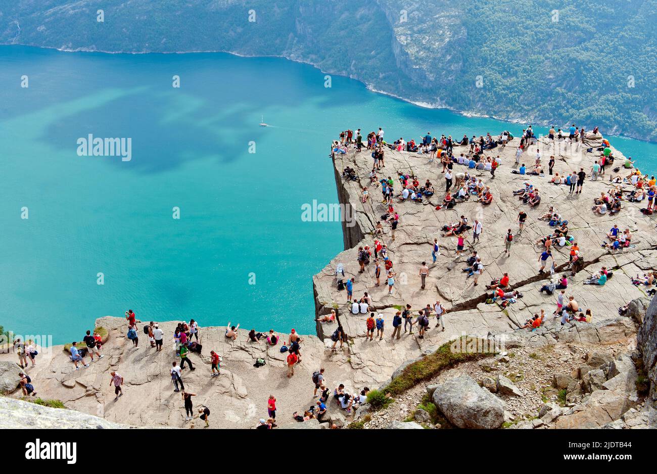 Fjords and the preikestolen cliff hi-res stock photography and images ...