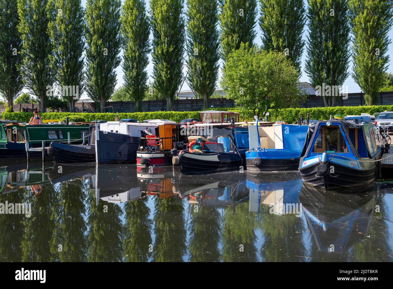 Castle Marina on a sunny summer day, Nottingham Nottinghamshire England ...
