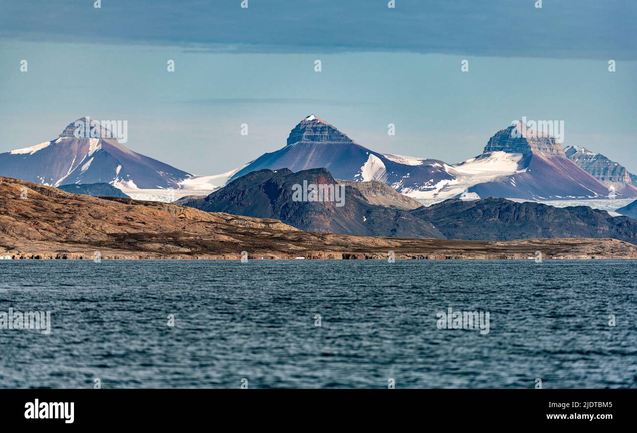 The Kroner, three peaks 1226 meters above sea level formed by ...