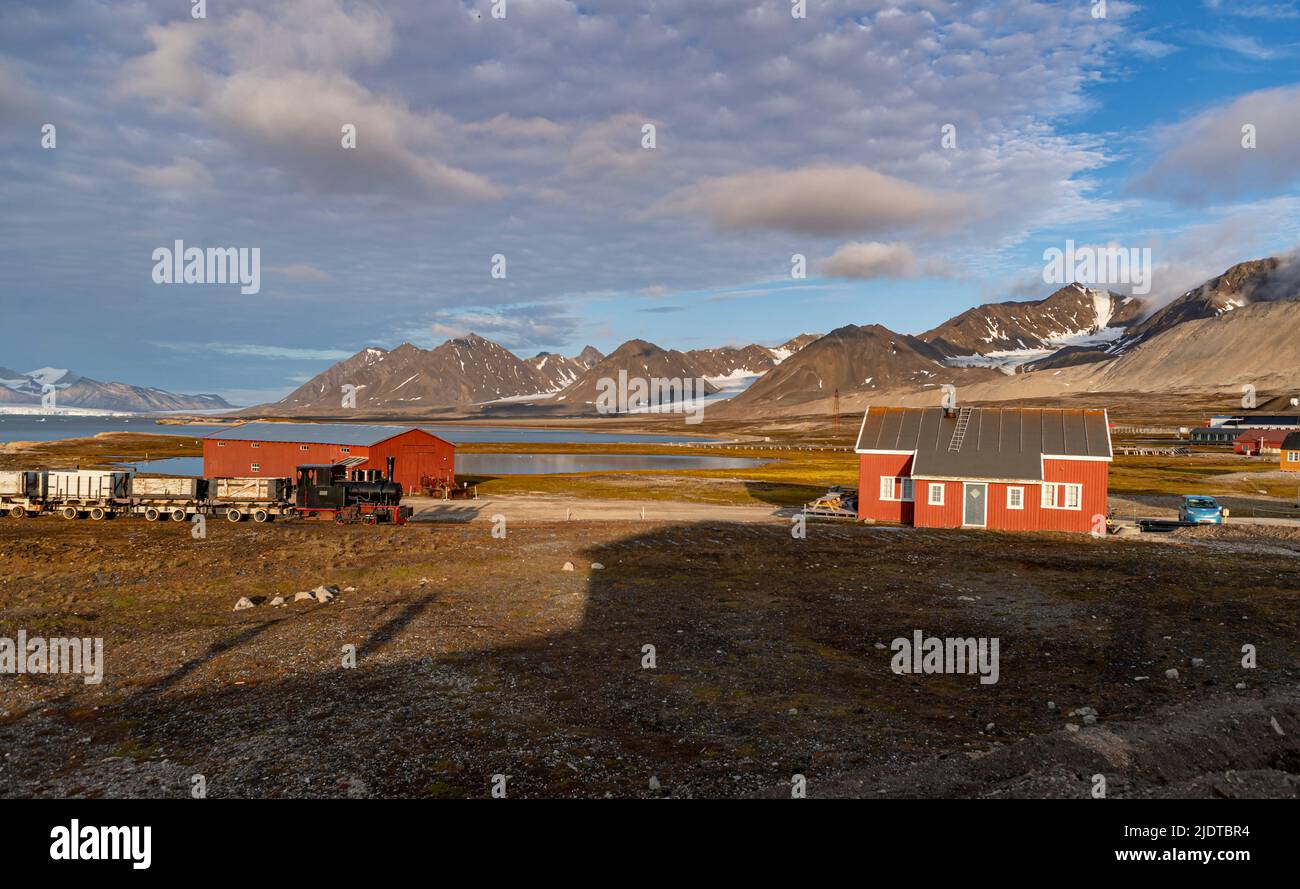 New-Aalesund, the northernmost permanent settelment in the World and a ...