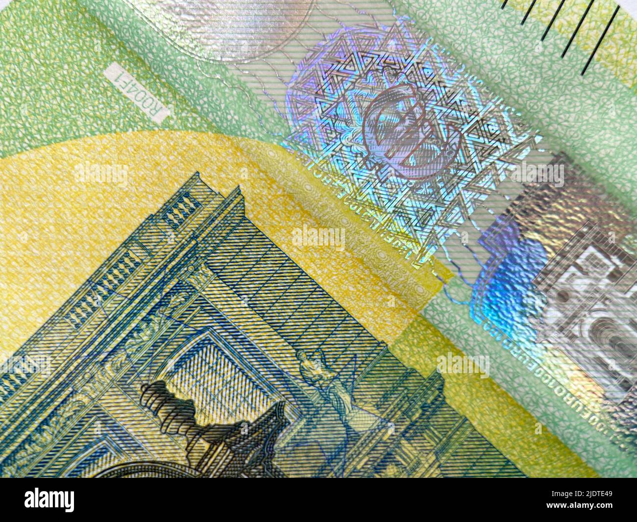 100 euro banknote detail hi-res stock photography and images - Alamy