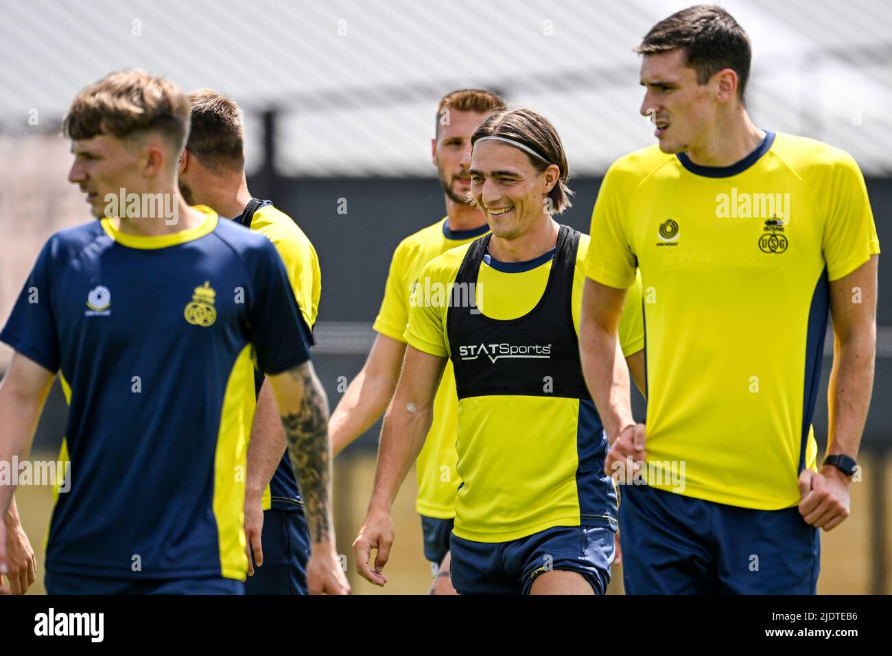 Union's Casper Nielsen pictured during a training session ahead of the ...