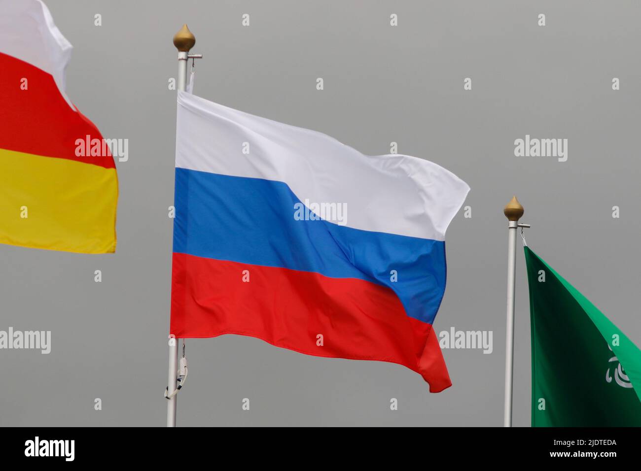 The flag of Russian Federation seen in the gallery of flags of the ...
