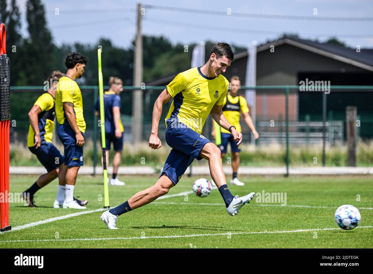 Union's Ross Sykes pictured during a training session ahead of the 2022 ...