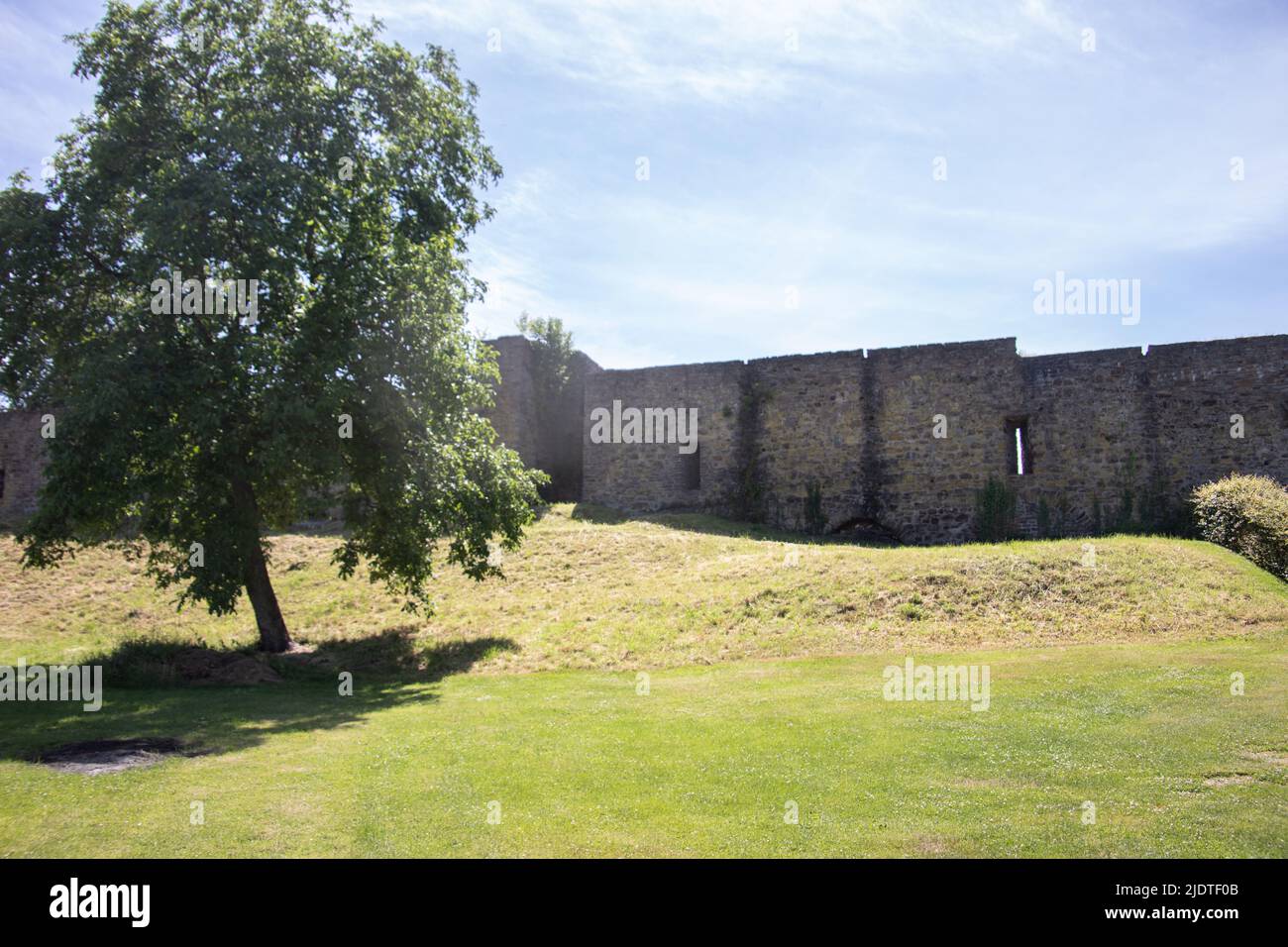 Fortress Ruins in Blankenberg Germany Stock Photo - Alamy