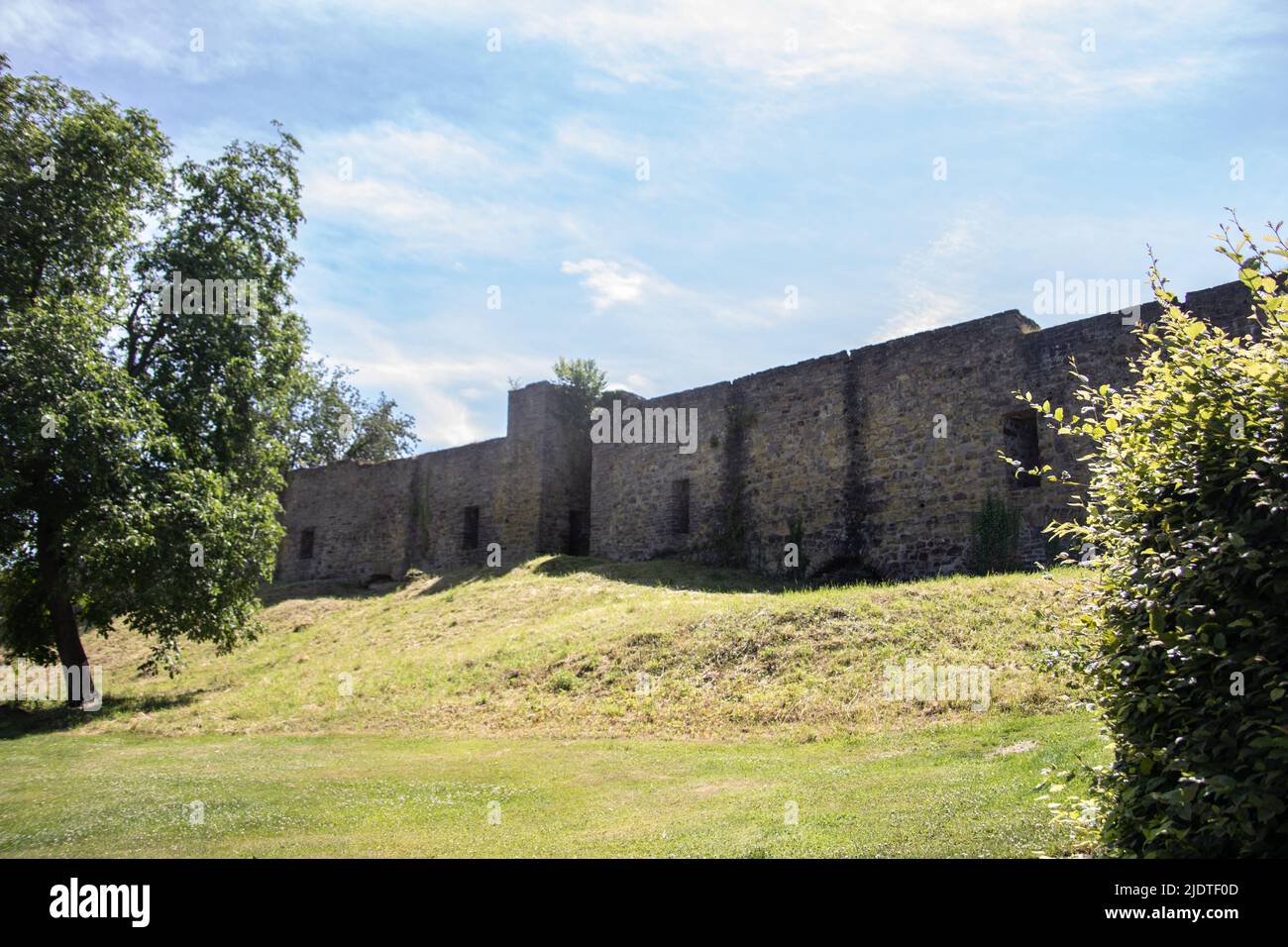 Fortress Ruins in Blankenberg Germany Stock Photo - Alamy