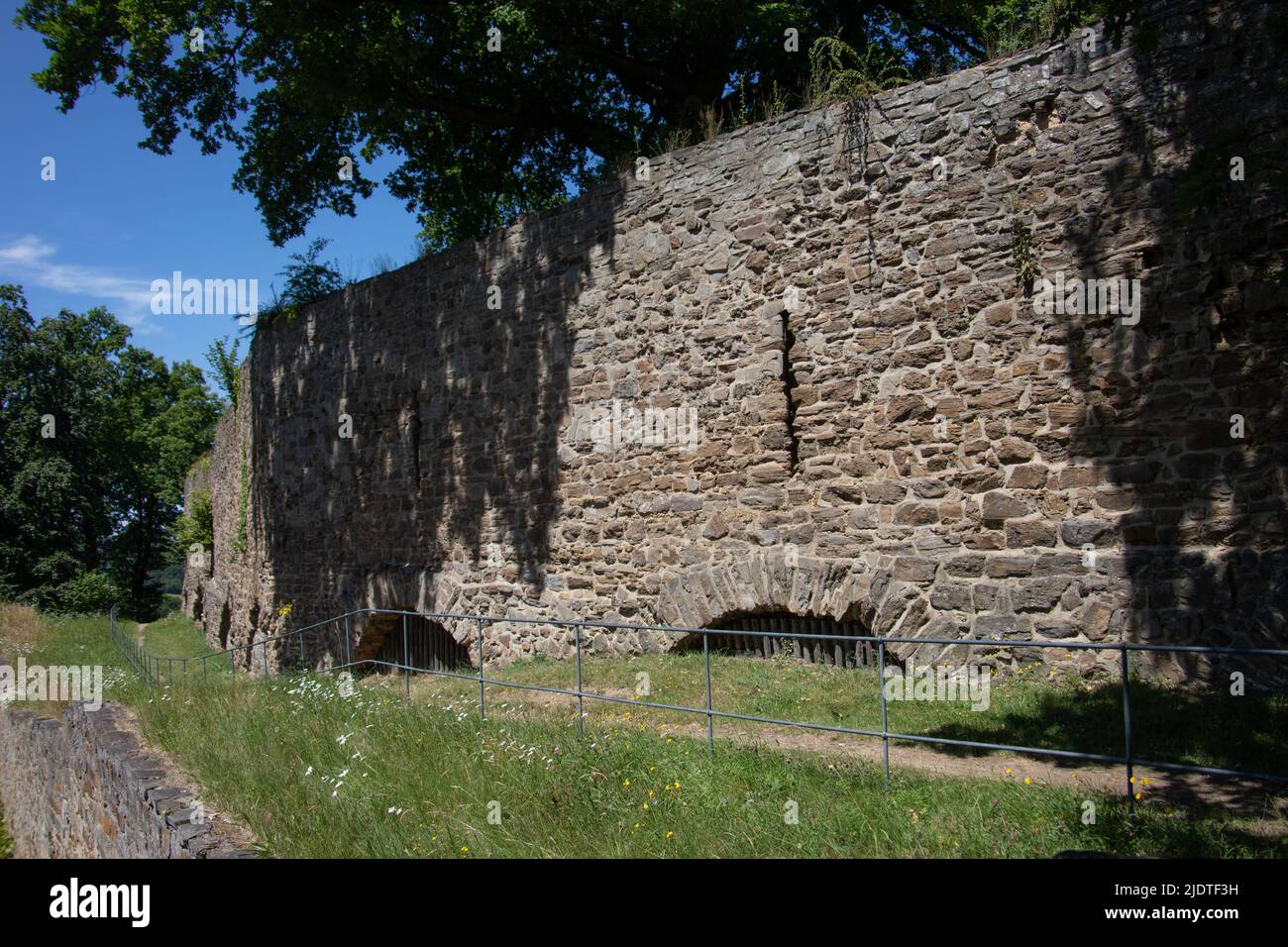 Fortress Ruins in Blankenberg Germany Stock Photo - Alamy