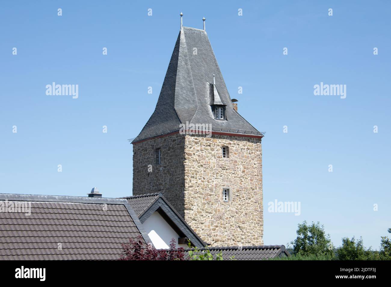 Fortress Ruins in Blankenberg Germany Stock Photo - Alamy