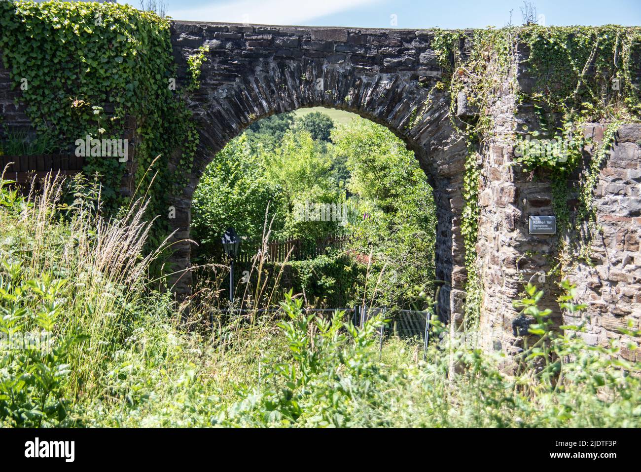 Fortress Ruins in Blankenberg Germany Stock Photo - Alamy