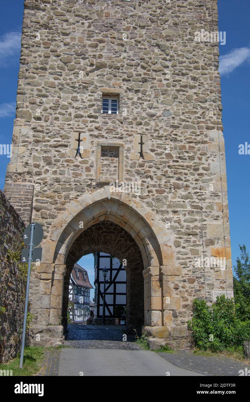 Fortress Ruins in Blankenberg Germany Stock Photo - Alamy
