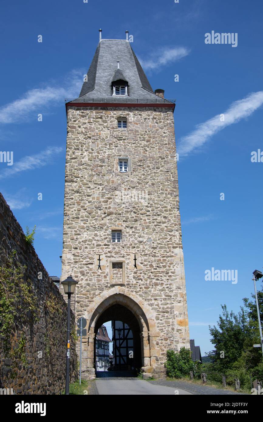 Fortress Ruins in Blankenberg Germany Stock Photo - Alamy