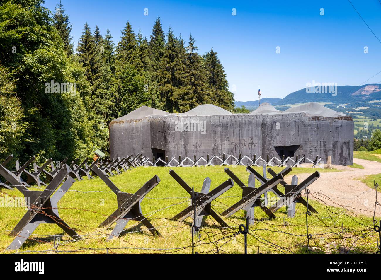 Czechoslovak border fortifications hi-res stock photography and images ...