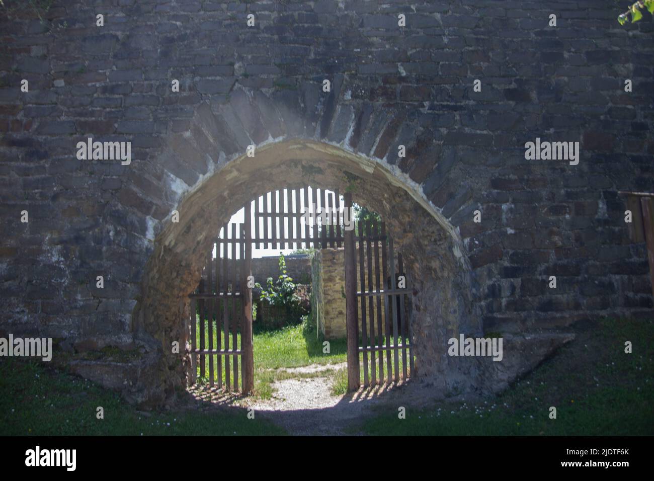 Fortress Ruins in Blankenberg Germany Stock Photo - Alamy