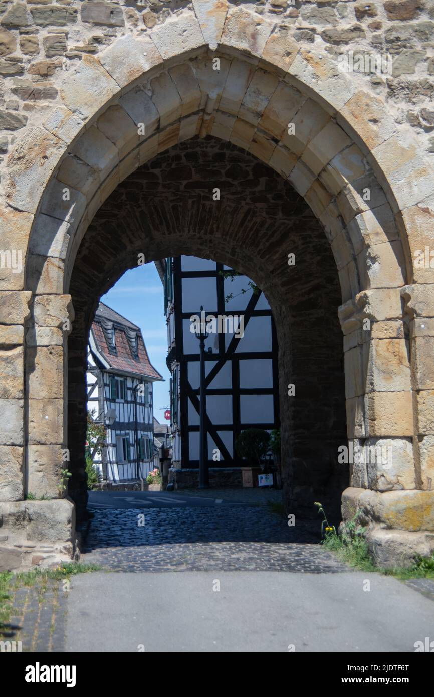 Fortress Ruins in Blankenberg Germany Stock Photo - Alamy