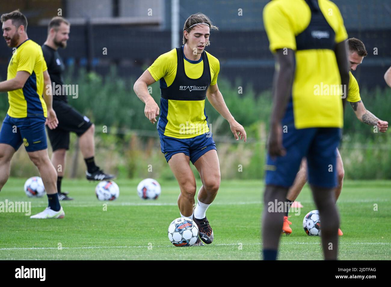 Union's Casper Nielsen pictured during a training session ahead of the ...
