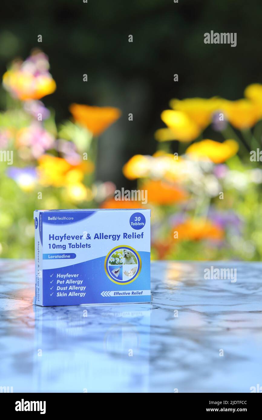 Hayfever and Allergy Tablets Stock Photo - Alamy